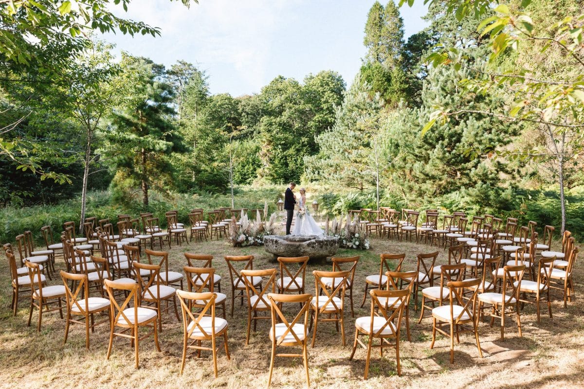 Wild Romance Woodland Wedding | Boconnoc House & Estate